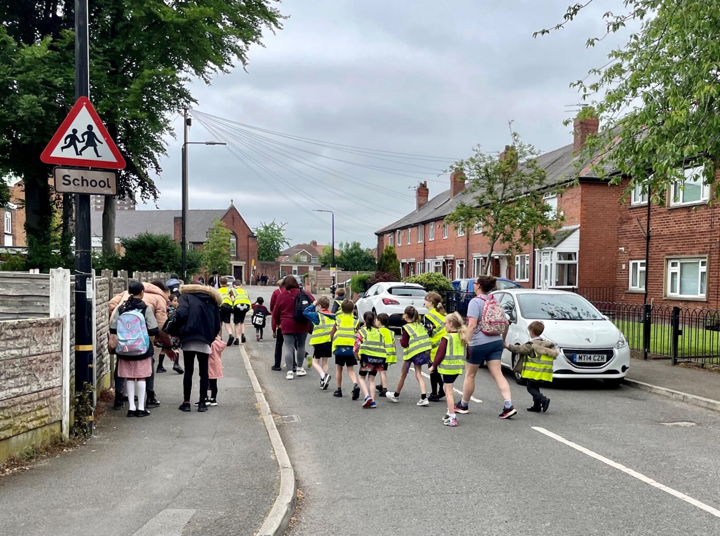 St Hugh of Lincoln primary receives positive responses to School Street trial - Trafford Labour ...